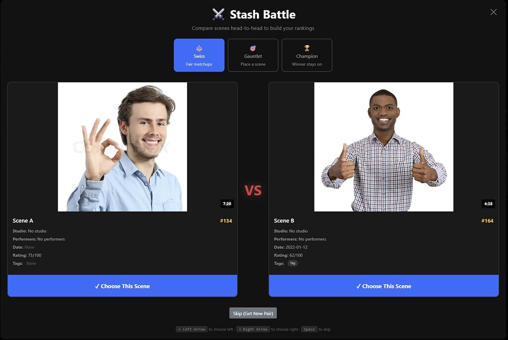 Stash Battle - Plugins - Stash