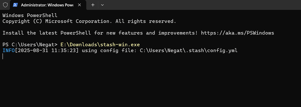 Stash Doesn't Startup - Support - Stash