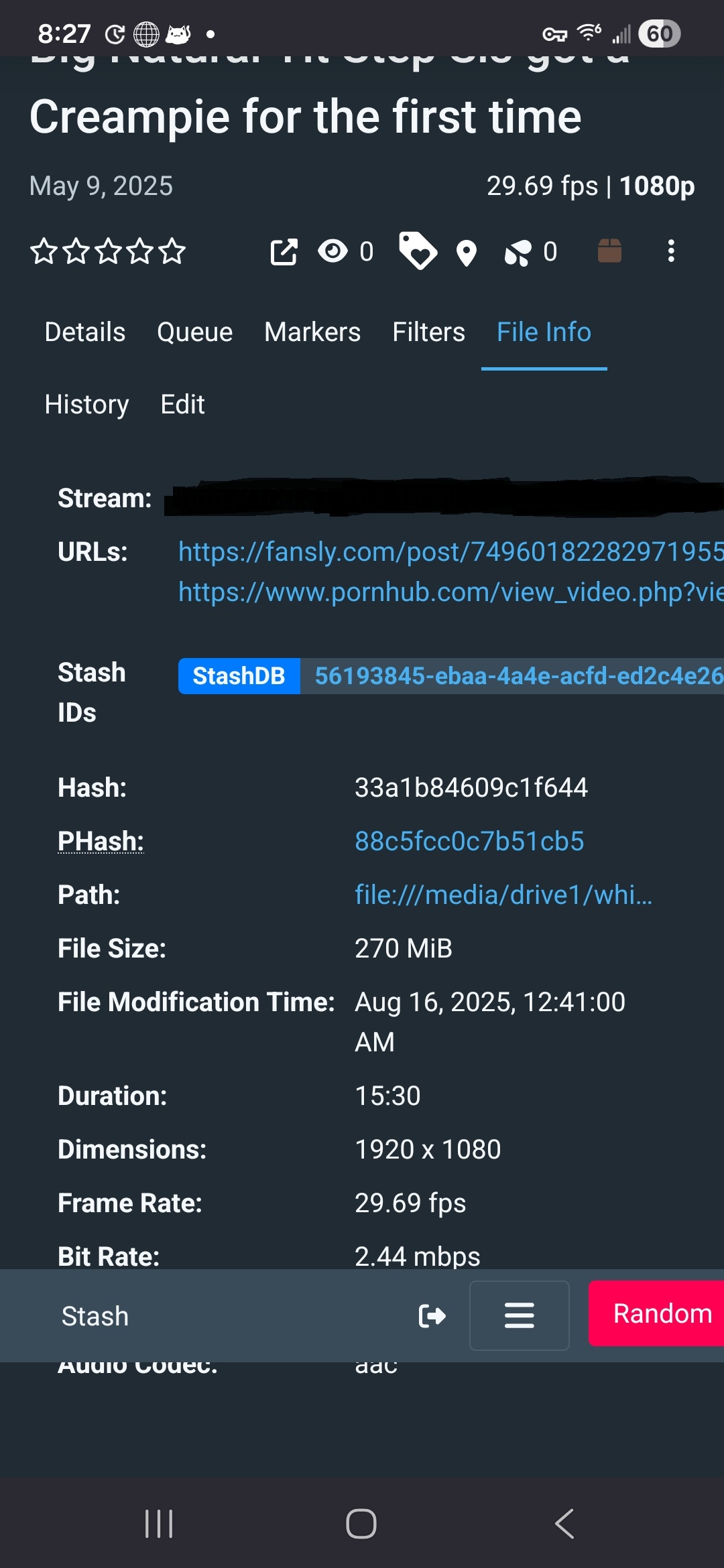 Long text fields causing UI bugs - Bugs - Stash